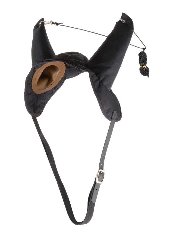 WAHLSTEN PREMIUM ACTION PULL OUT HOOD WITH RUBBER EAR MUFFS, BLACK ...